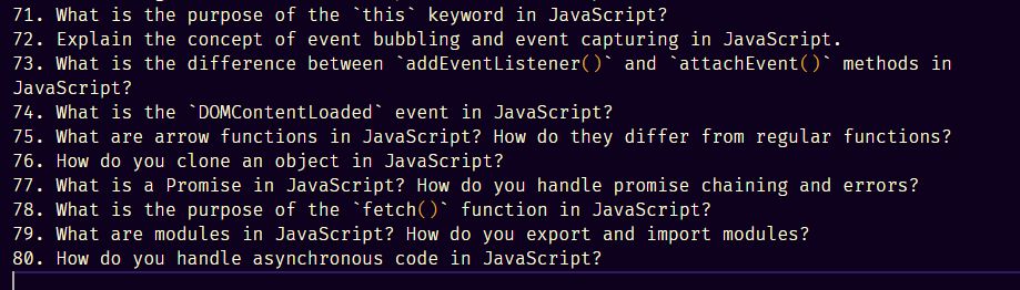 Learn javascript with 10 more interview questions. | Prachanda rana ... Learn javascript with 10 more interview questions. | Prachanda rana ...