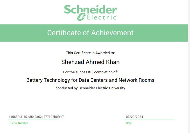 Shehzad Ahmed Khan on LinkedIn: Battery Technology for Data Centers Shehzad Ahmed Khan on LinkedIn: Battery Technology for Data Centers