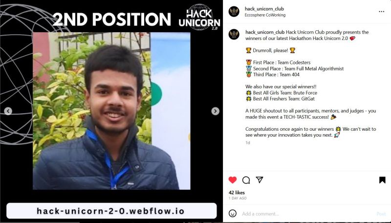 Harshit Raj on LinkedIn: #devlife #hackathon #innovation #techcommunity ... Harshit Raj on LinkedIn: #devlife #hackathon #innovation #techcommunity ...