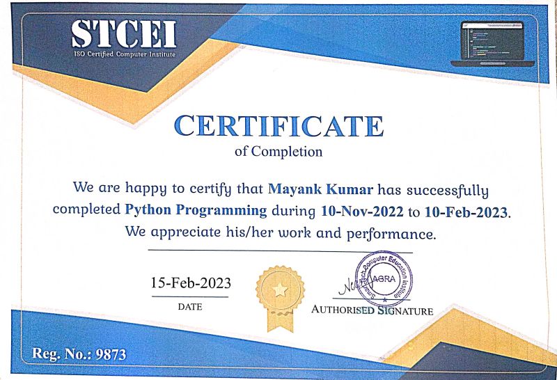 Mayank Kumar S.K. on LinkedIn: #pythonprogramming #python # ... Mayank Kumar S.K. on LinkedIn: #pythonprogramming #python # ...