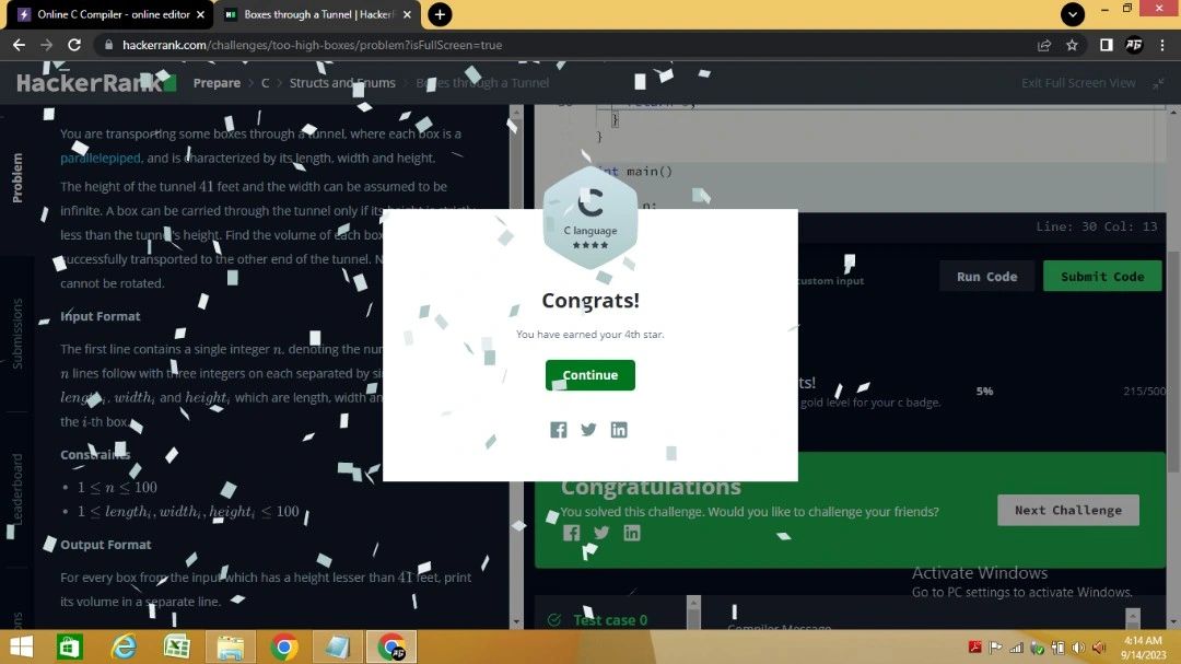 Arpit_ Garg_ on LinkedIn: #cprogramming #hackerrank #achievementunlocked Arpit_ Garg_ on LinkedIn: #cprogramming #hackerrank #achievementunlocked