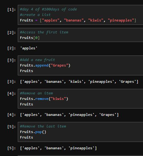 Rofiat Ibrahim on LinkedIn: day #4 of #100daysofcode ๐Python Data ... Rofiat Ibrahim on LinkedIn: day #4 of #100daysofcode ๐Python Data ...