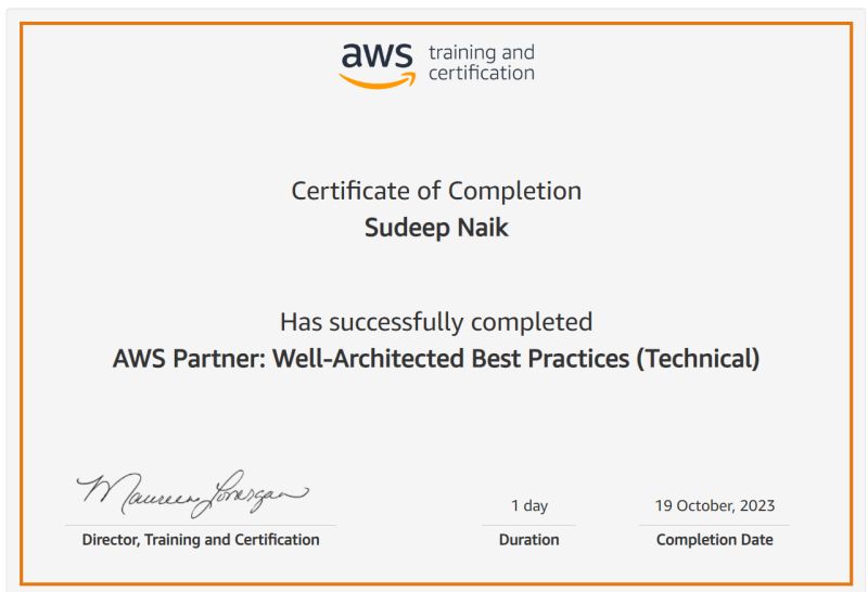 Sudeep Naik on LinkedIn: #cloudsolutions #aws #devops # ... Sudeep Naik on LinkedIn: #cloudsolutions #aws #devops # ...