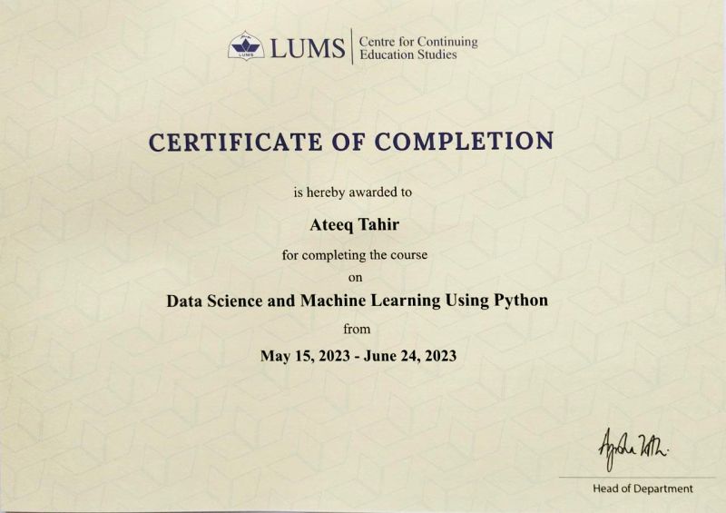 Dr. Ateeq Tahir on LinkedIn: #datascience #machinelearning #python # ... Dr. Ateeq Tahir on LinkedIn: #datascience #machinelearning #python # ...