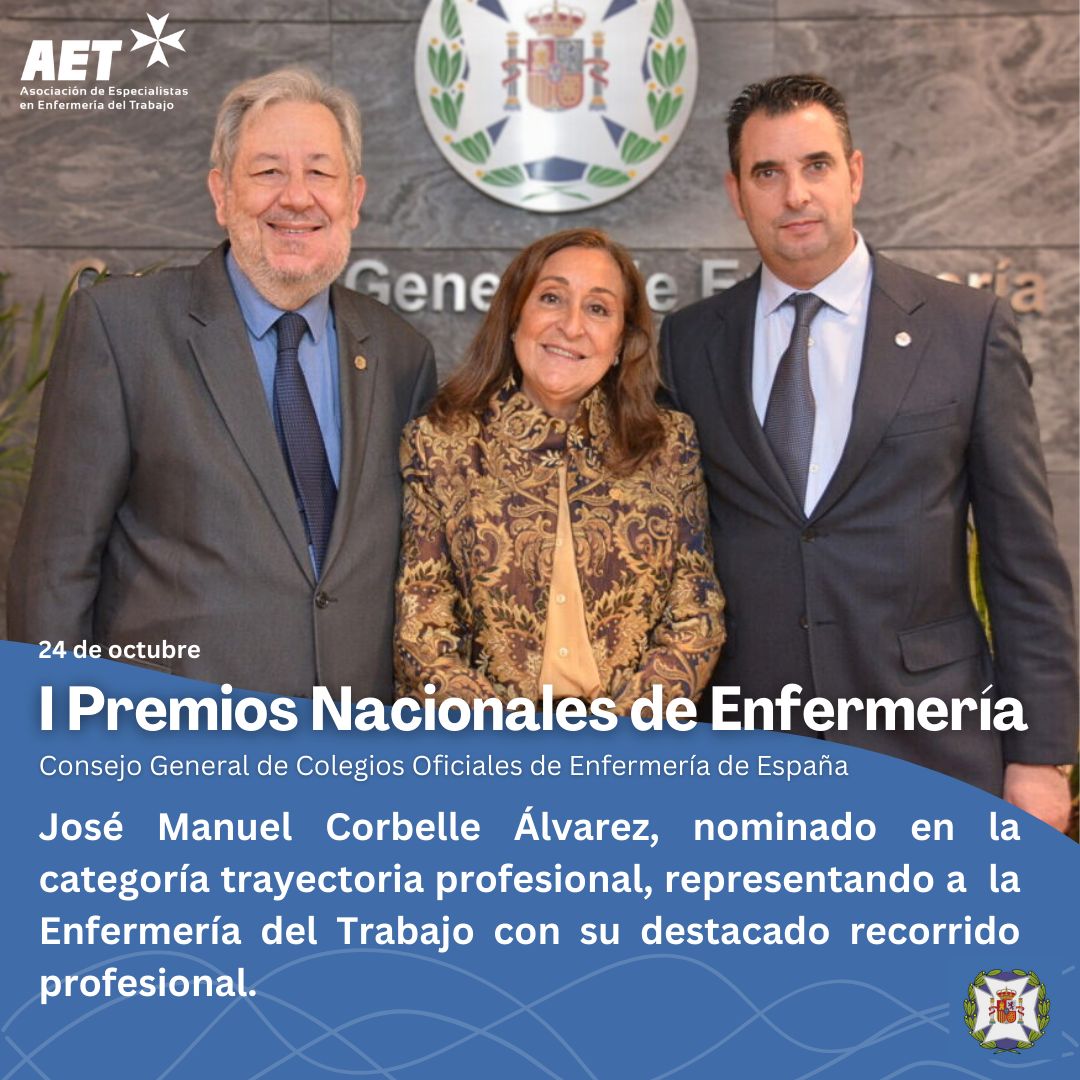 Asociación de Especialistas en Enfermería del Trabajo en LinkedIn: #aet ... Asociación de Especialistas en Enfermería del Trabajo en LinkedIn: #aet ...