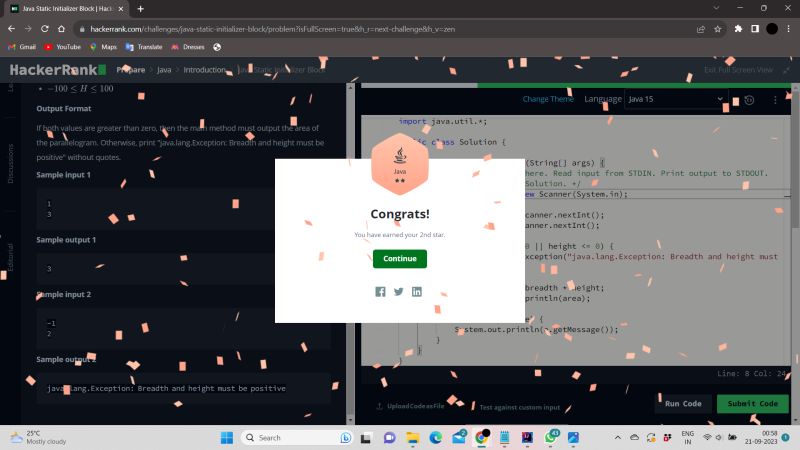 AADIKA PATEL on LinkedIn: #hackerrank #java #challenge #codingjourney # ... AADIKA PATEL on LinkedIn: #hackerrank #java #challenge #codingjourney # ...