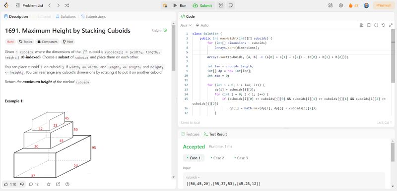 How I solved LeetCode problem 1691 | Himanshu Mehndiratta posted on the ... How I solved LeetCode problem 1691 | Himanshu Mehndiratta posted on the ...