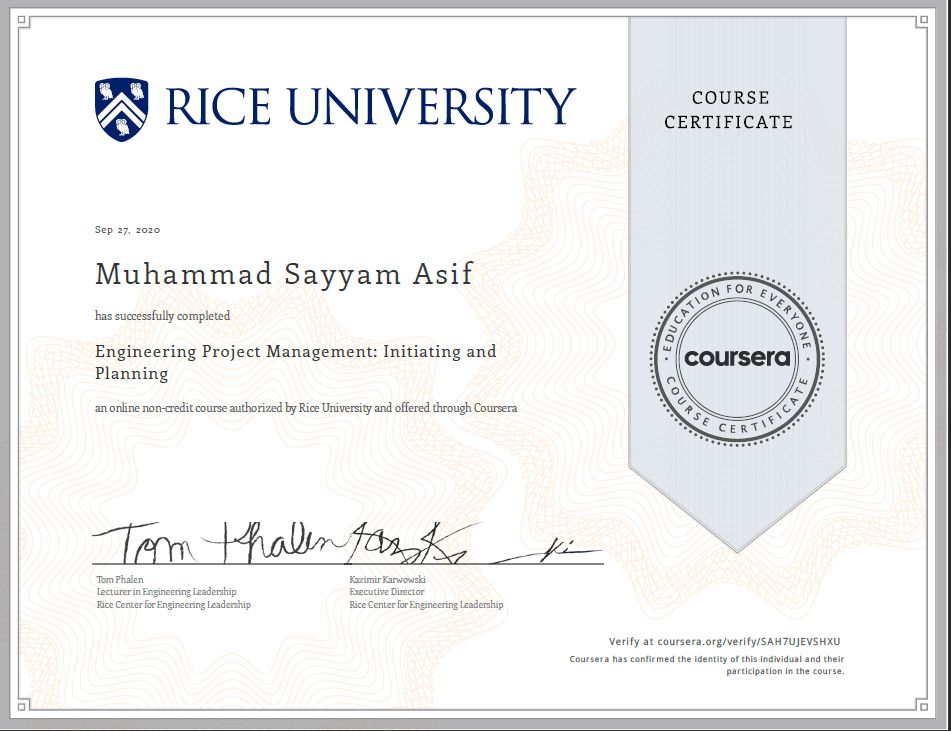 Muhammad Sayyam Asif on LinkedIn: #engineering #projectmanagement # ... Muhammad Sayyam Asif on LinkedIn: #engineering #projectmanagement # ...