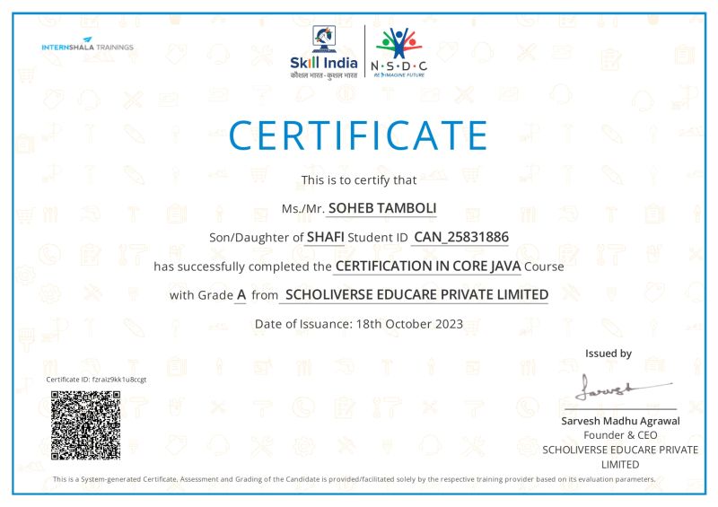 Soheb Tamboli on LinkedIn: #java #coding #skilldevelopment # ... Soheb Tamboli on LinkedIn: #java #coding #skilldevelopment # ...