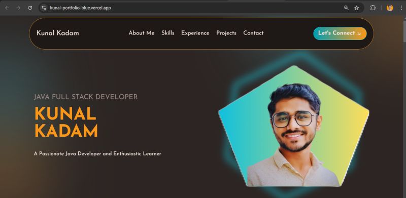 #reactjs #portfolio #webdevelopment #frontend #tailwindcss… | Kunal kadam #reactjs #portfolio #webdevelopment #frontend #tailwindcss… | Kunal kadam
