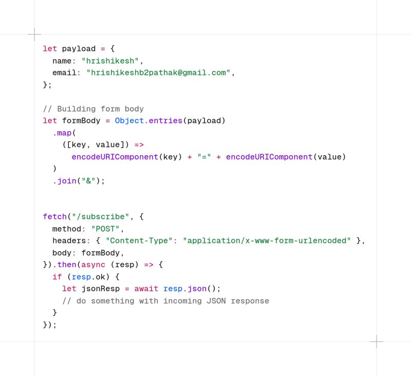 Hrishikesh Pathak on LinkedIn: Send Form URL-encoded request using ... Hrishikesh Pathak on LinkedIn: Send Form URL-encoded request using ...
