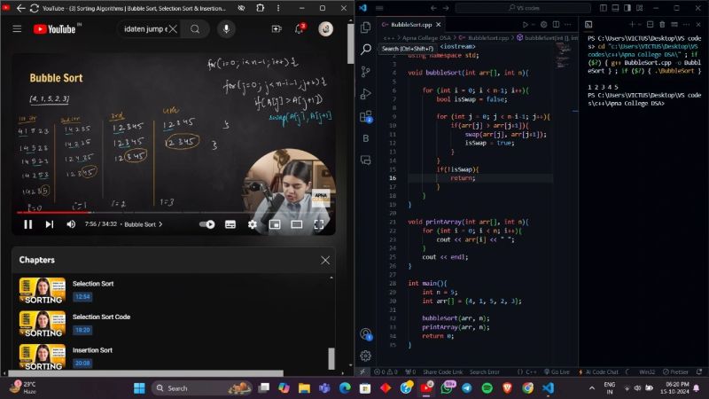 Rushang Chandekar on LinkedIn: #dsa #sortingalgorithms #bubblesort # ... Rushang Chandekar on LinkedIn: #dsa #sortingalgorithms #bubblesort # ...