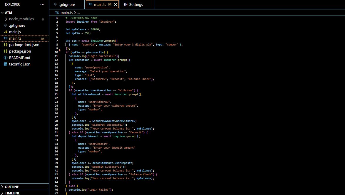 Adeena Ramzan on LinkedIn: #typescript #atmmachine #github #npmpackage ... Adeena Ramzan on LinkedIn: #typescript #atmmachine #github #npmpackage ...
