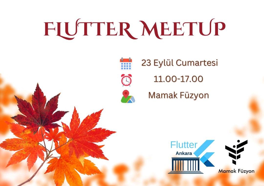 Flutter Ankara LinkedIn’de yayınladı Flutter Ankara LinkedIn’de yayınladı
