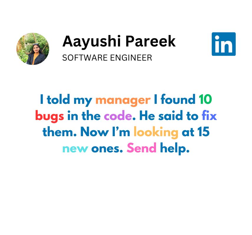 Aayushi Pareek on LinkedIn: #techlife Aayushi Pareek on LinkedIn: #techlife
