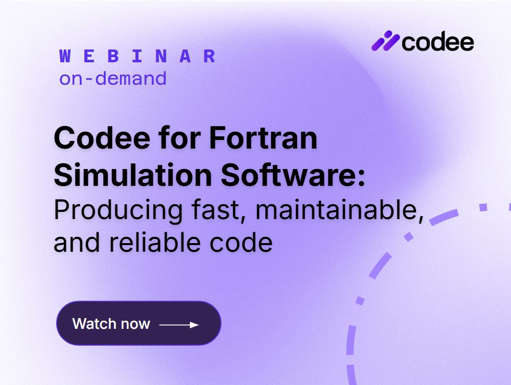 Codee on LinkedIn: #fortran #webinar #software #optimization # ... Codee on LinkedIn: #fortran #webinar #software #optimization # ...