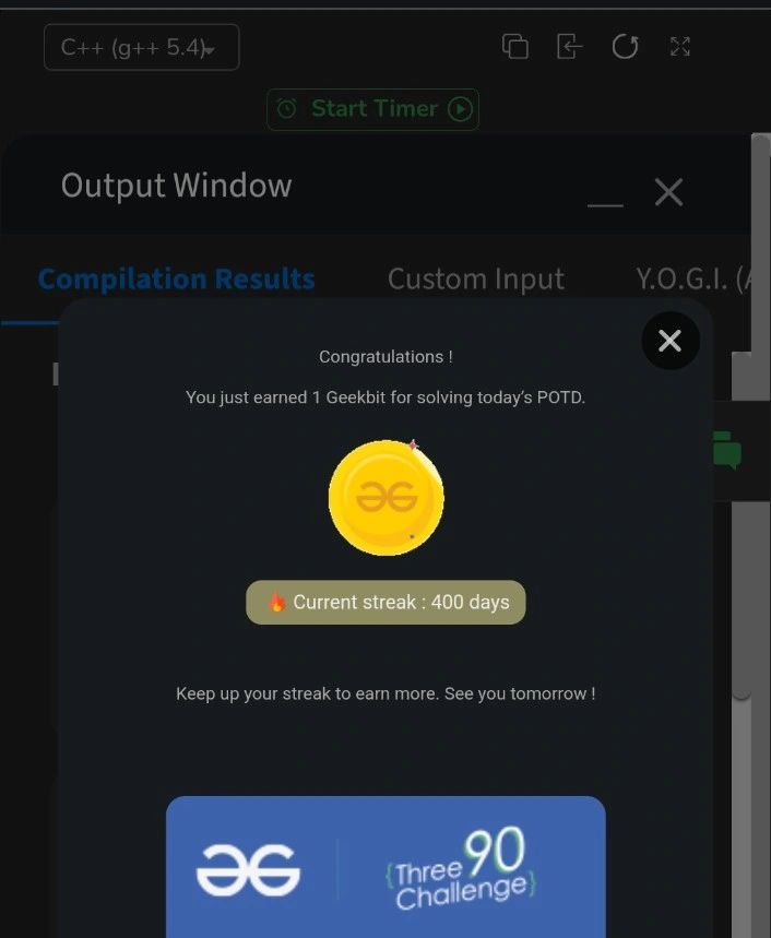 Bhanu Jaiswal on LinkedIn: #_400_days_of_consistency #400_day_streak # ... Bhanu Jaiswal on LinkedIn: #_400_days_of_consistency #400_day_streak # ...