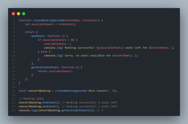 Mojesh Vutla on LinkedIn: Closure in javascript with example Mojesh Vutla on LinkedIn: Closure in javascript with example