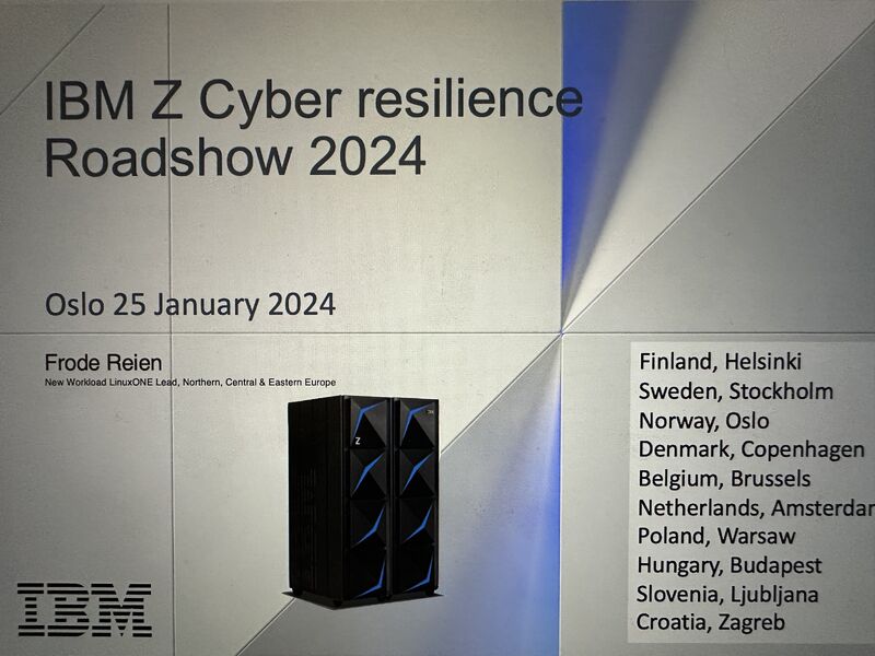 Hans Deketele on LinkedIn: #ibmz #cyberresilience Hans Deketele on LinkedIn: #ibmz #cyberresilience