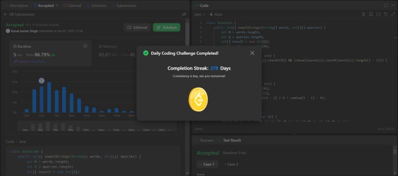 Kunal Kumar Singh on LinkedIn: #365daysofcode #potd #dailychallenge # ... Kunal Kumar Singh on LinkedIn: #365daysofcode #potd #dailychallenge # ...