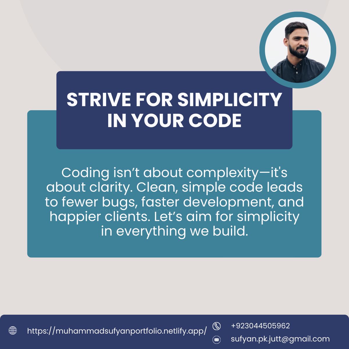 Muhammad Sufyan on LinkedIn: #cleancode #simplecoding #webdevelopment # ... Muhammad Sufyan on LinkedIn: #cleancode #simplecoding #webdevelopment # ...