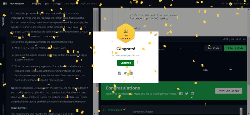 Aditya Shinde on LinkedIn: #java #hackerrank #codingachievement # ... Aditya Shinde on LinkedIn: #java #hackerrank #codingachievement # ...