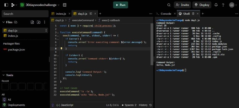Anirudh Sahu on LinkedIn: #codingchallenge #nodejs #childprocesses # ... Anirudh Sahu on LinkedIn: #codingchallenge #nodejs #childprocesses # ...