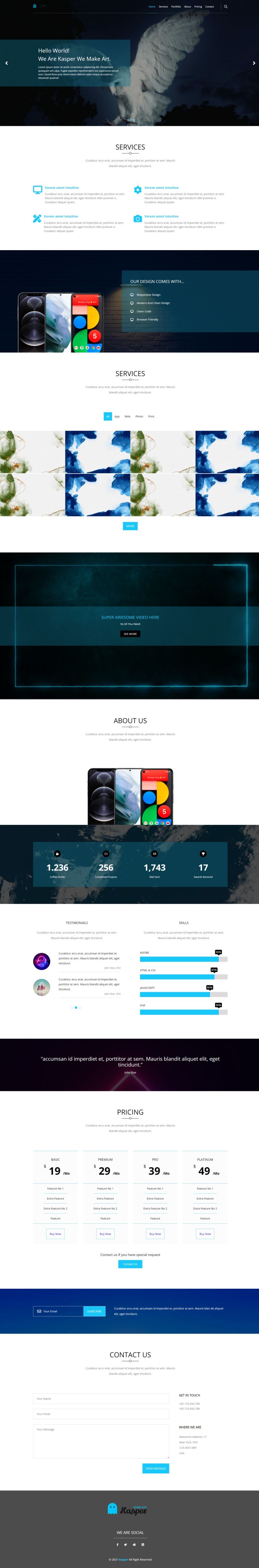 Mohamed Rawash on LinkedIn: Kasper Template 😀 HTML5 | CSS3 Preview link:… Mohamed Rawash on LinkedIn: Kasper Template 😀 HTML5 | CSS3 Preview link:…