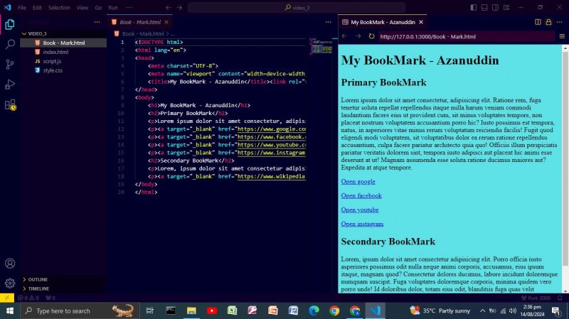 Qazi Azan Uldin on LinkedIn: Developed a personalized bookmark webpage ... Qazi Azan Uldin on LinkedIn: Developed a personalized bookmark webpage ...