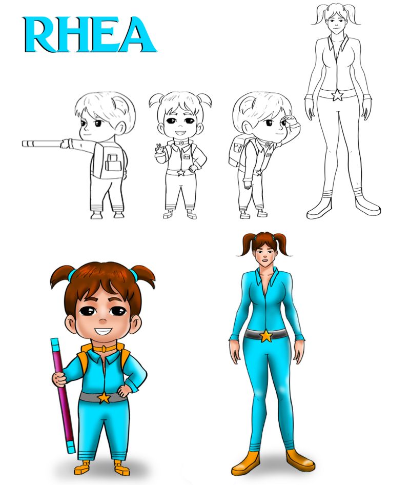 Character designs from a children's story book | Usama Nazir Character designs from a children's story book | Usama Nazir