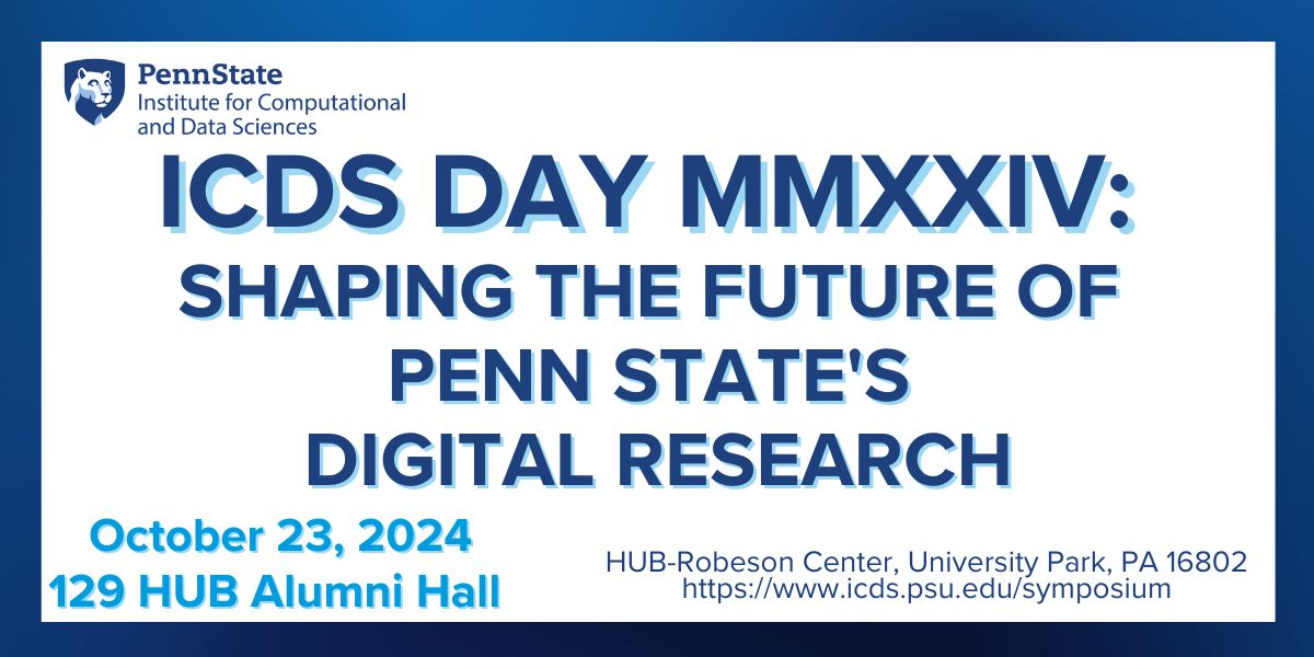 Penn State Institute for Computational and Data Sciences on LinkedIn: # ... Penn State Institute for Computational and Data Sciences on LinkedIn: # ...