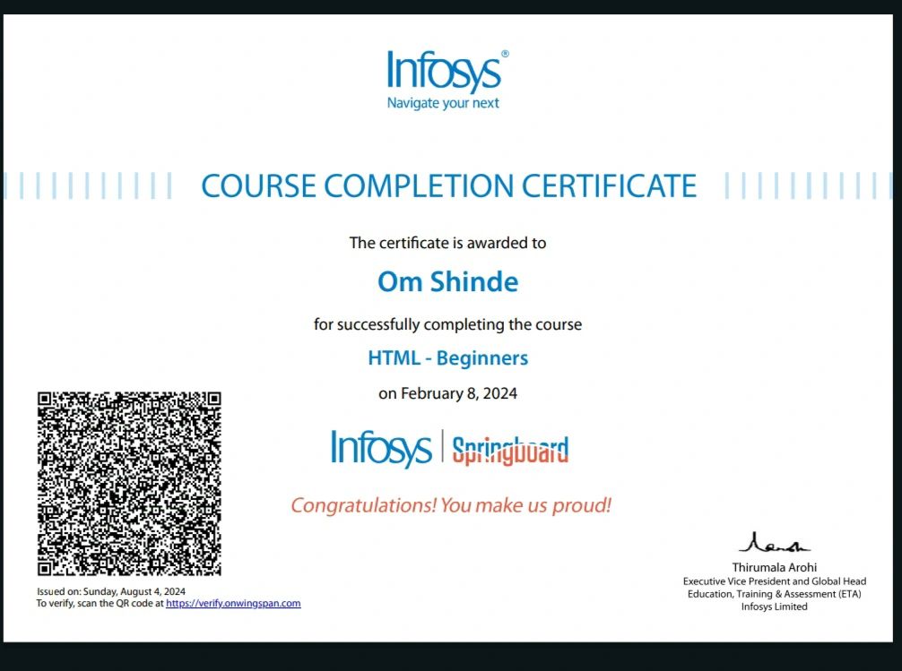 Om Shinde on LinkedIn: #html #css #programming #learning # ... Om Shinde on LinkedIn: #html #css #programming #learning # ...