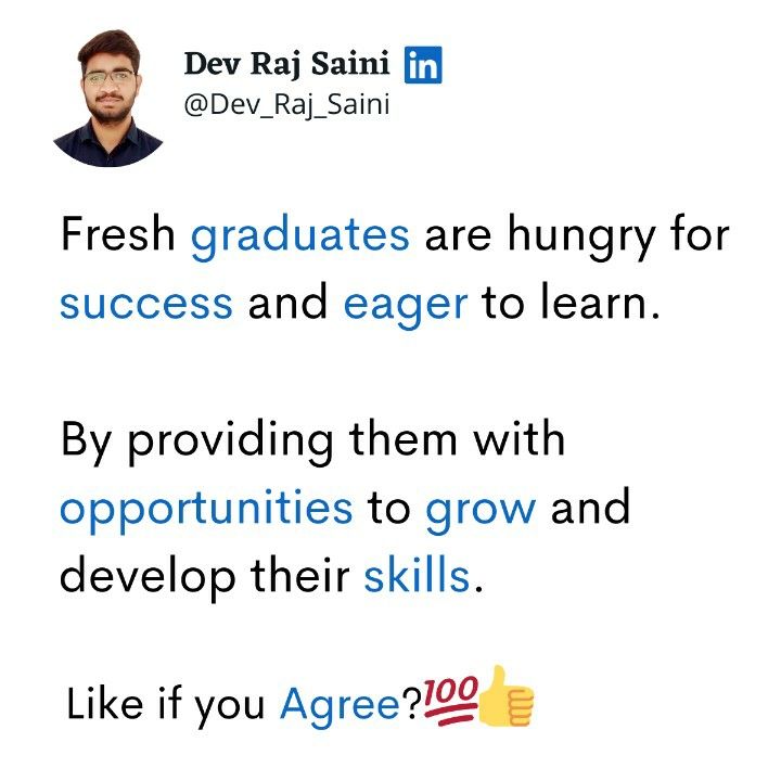 Dev Raj Saini LinkedIn‘de: #graduates #ideas #innovation #organization ... Dev Raj Saini LinkedIn‘de: #graduates #ideas #innovation #organization ...
