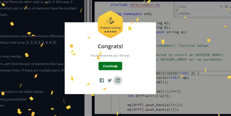 Nikita Choudhari on LinkedIn: #hackerrank #problemsolving #goldbadge Nikita Choudhari on LinkedIn: #hackerrank #problemsolving #goldbadge