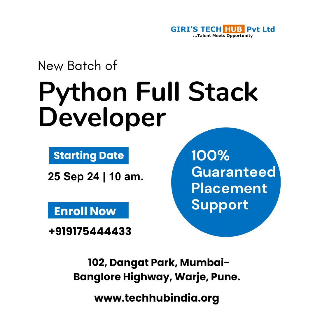 Giri's Tech Hub Pvt Ltd. on LinkedIn: #python #pythonprogramming # ... Giri's Tech Hub Pvt Ltd. on LinkedIn: #python #pythonprogramming # ...