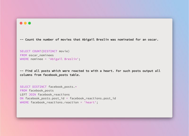 How I solved StrataScratch with #SQL | Srilatha J. posted on the topic ... How I solved StrataScratch with #SQL | Srilatha J. posted on the topic ...