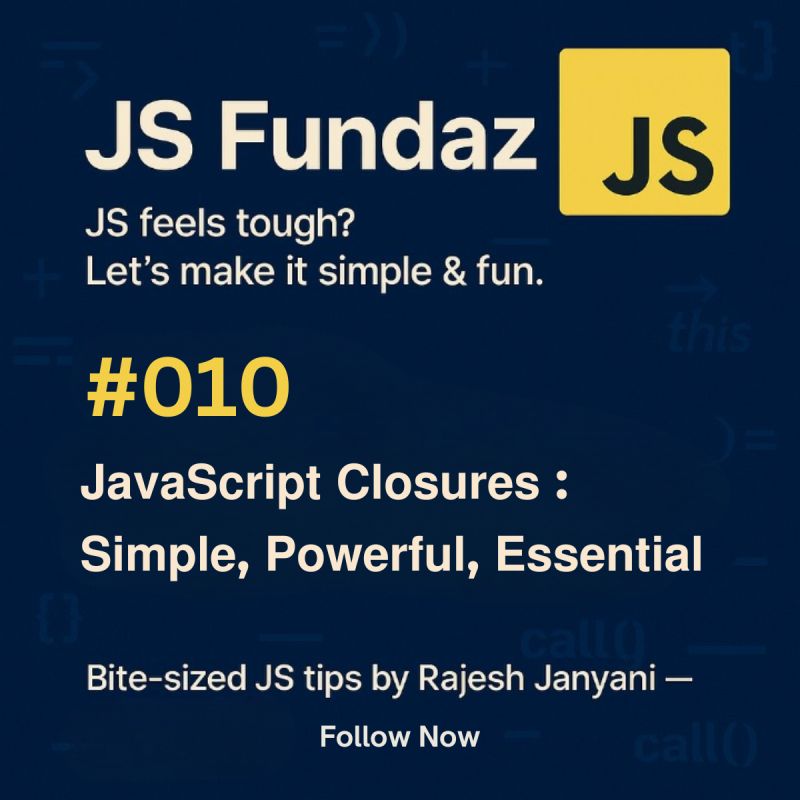 #javascript #closures #jsfundaz010 #frontenddevelopment #codingtips ... #javascript #closures #jsfundaz010 #frontenddevelopment #codingtips ...
