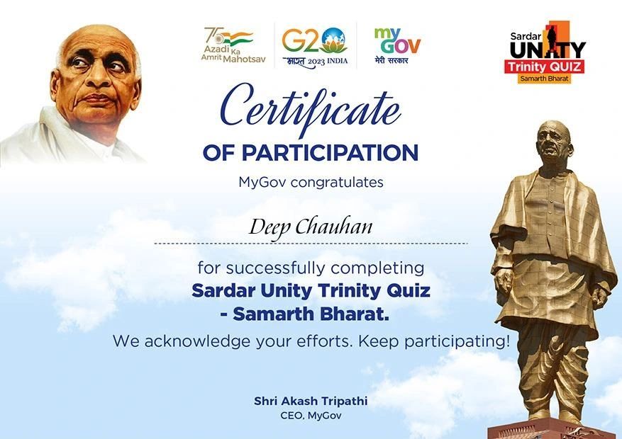 Deep Chauhan on LinkedIn: #connection #unity #sardarpatel #india Deep Chauhan on LinkedIn: #connection #unity #sardarpatel #india
