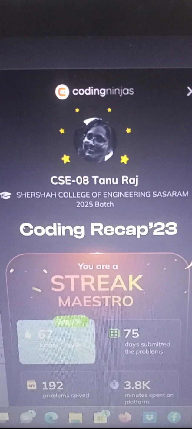 Tanu R. on LinkedIn: #newbeginnings #codingjourney #codingninjas Tanu R. on LinkedIn: #newbeginnings #codingjourney #codingninjas