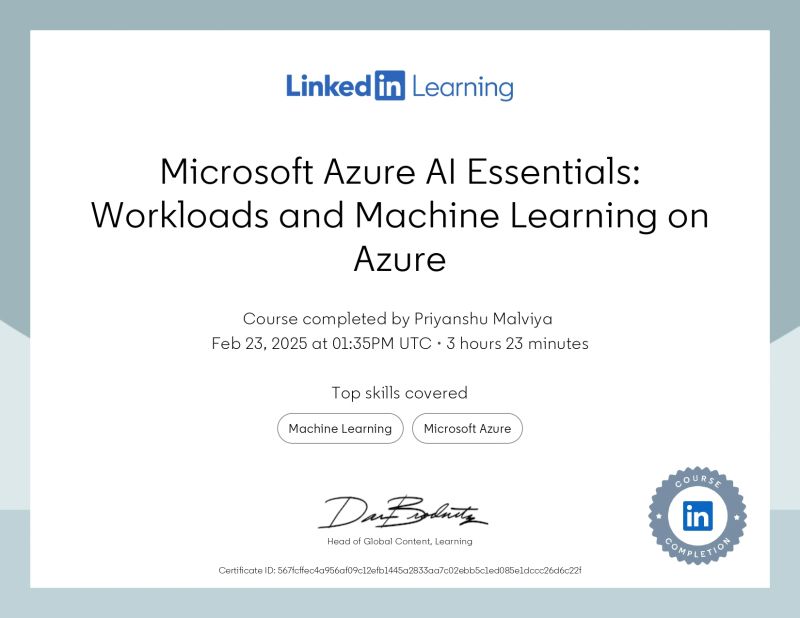 I am glad to share I obtained a certification: Microsoft Azure data ... I am glad to share I obtained a certification: Microsoft Azure data ...