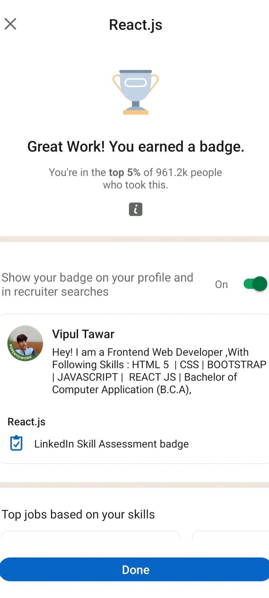 Vipul Tawar on LinkedIn: #linkdin #reactjs Vipul Tawar on LinkedIn: #linkdin #reactjs