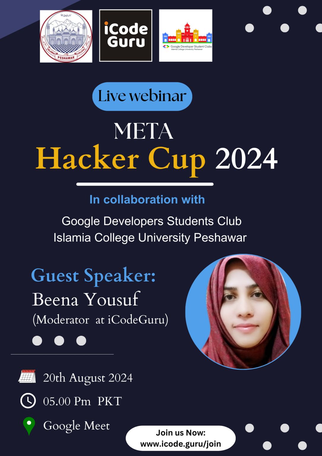Beena Yousuf on LinkedIn: #metahackercup #coding #programming #webinar ... Beena Yousuf on LinkedIn: #metahackercup #coding #programming #webinar ...