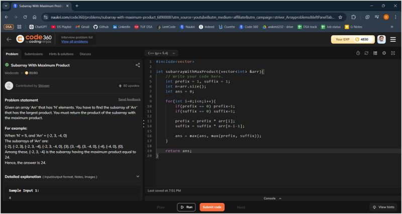 Aniket Jas on LinkedIn: #day50 #coding #problemsolving #learning #dsa Aniket Jas on LinkedIn: #day50 #coding #problemsolving #learning #dsa