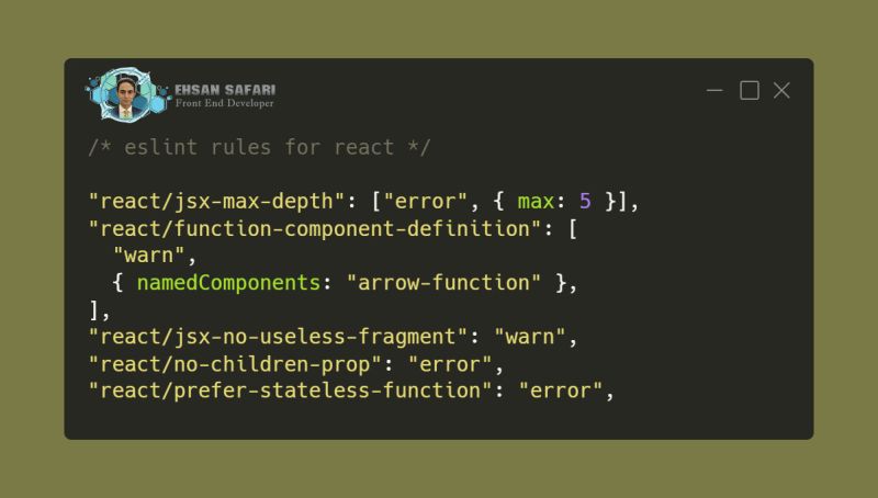 Ehsan Safari on LinkedIn: #eslint #javascript #typescript #reactjs Ehsan Safari on LinkedIn: #eslint #javascript #typescript #reactjs
