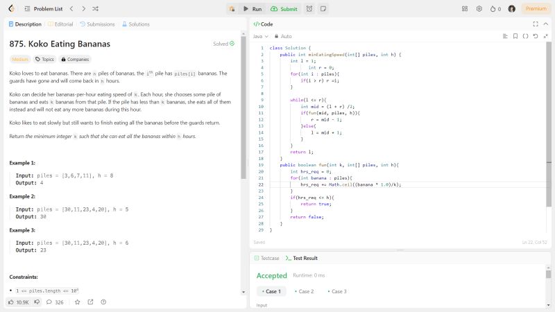 Urmila Dhakate on LinkedIn: #100daysofcode #binarysearch #java # ... Urmila Dhakate on LinkedIn: #100daysofcode #binarysearch #java # ...