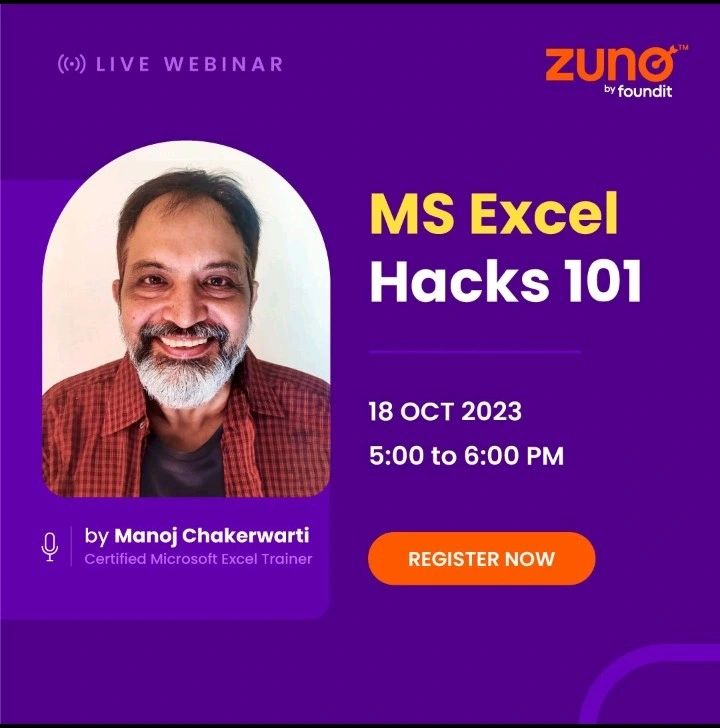 Madhav Mahajan on LinkedIn: #excelhacks #webinar #careeradvancement # ... Madhav Mahajan on LinkedIn: #excelhacks #webinar #careeradvancement # ...