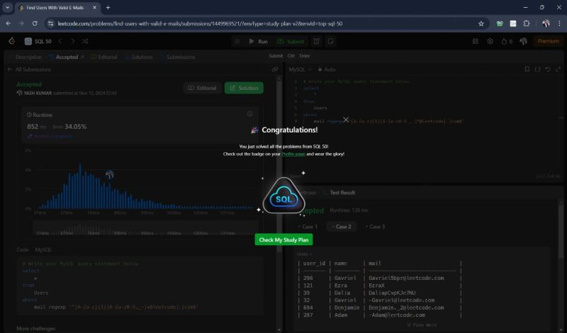 YASH KUMAR on LinkedIn: #sql #leetcode #datascience #problemsolving # ... YASH KUMAR on LinkedIn: #sql #leetcode #datascience #problemsolving # ...