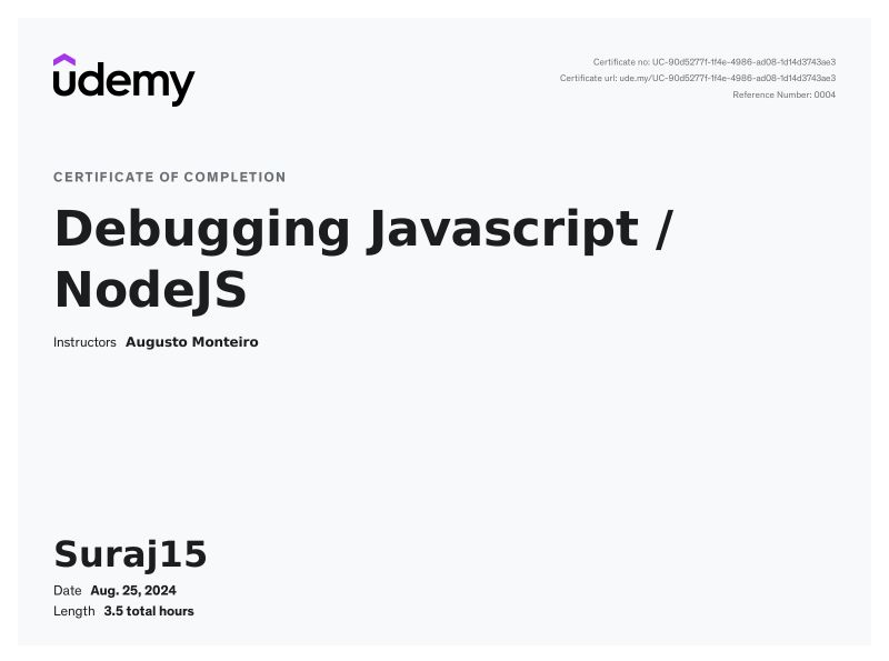 Suraj Pawar (スラジパワール) on LinkedIn: #debugging #javascript #nodejs # ... Suraj Pawar (スラジパワール) on LinkedIn: #debugging #javascript #nodejs # ...