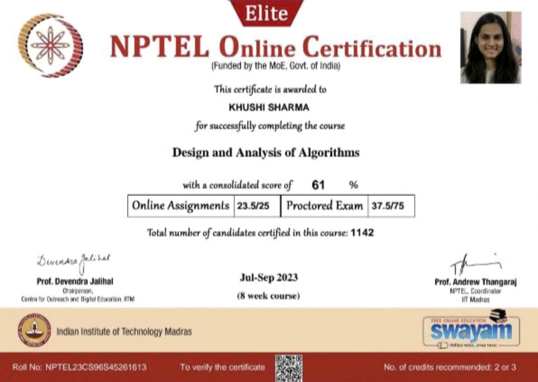 Khushi Sharma on LinkedIn: Thrilled to share I got certified for Design ... Khushi Sharma on LinkedIn: Thrilled to share I got certified for Design ...