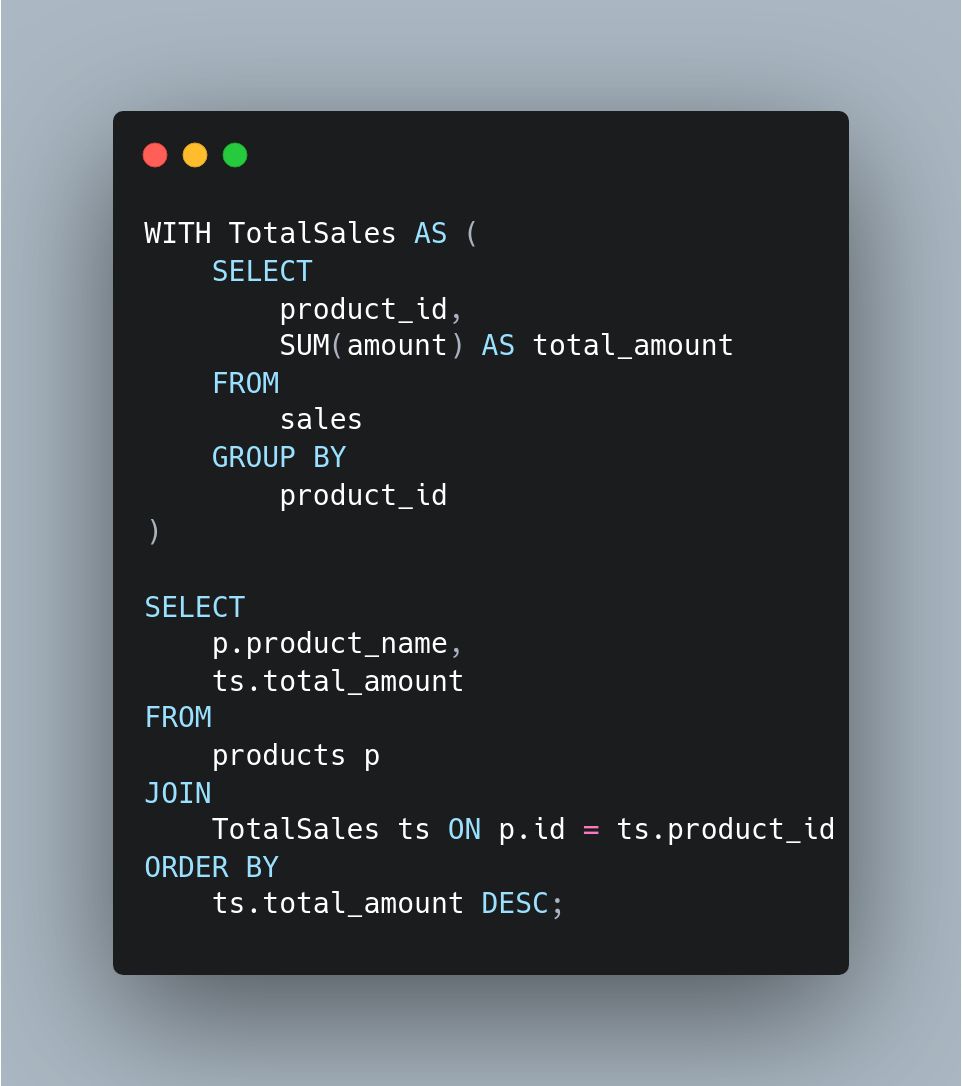 Mark Michail on LinkedIn: #sql #database #cte #dataanalysis #codingtips ... Mark Michail on LinkedIn: #sql #database #cte #dataanalysis #codingtips ...